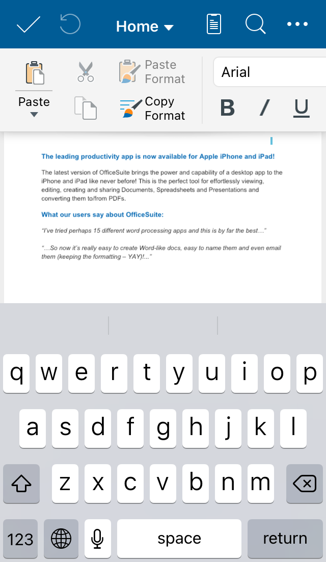 Seleccionar texto – MobiSystems
